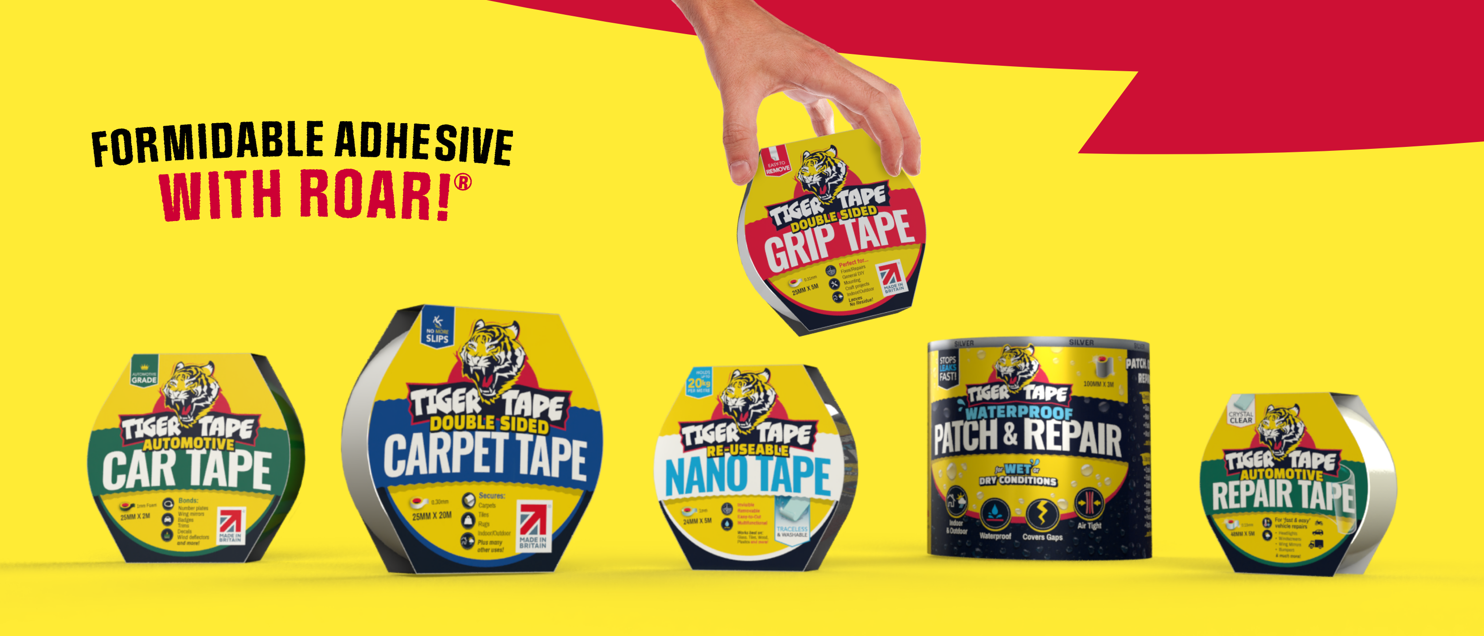 Tiger Tape | Formidable Adhesives with Roar!